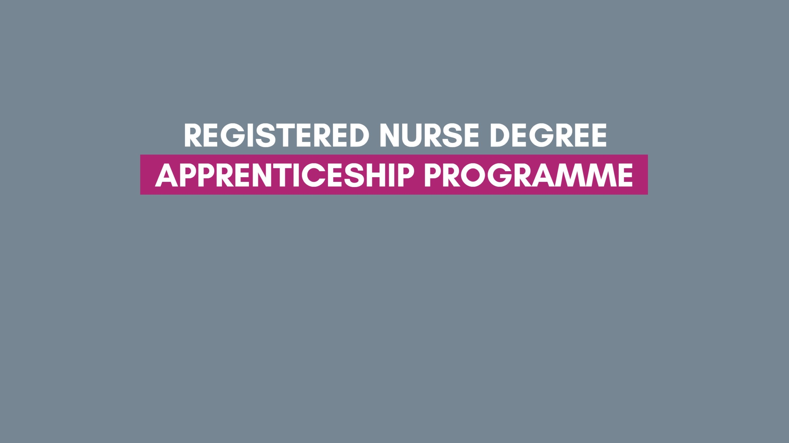 Registered Nurse Degree Apprenticeship - University Hospitals Bristol ...